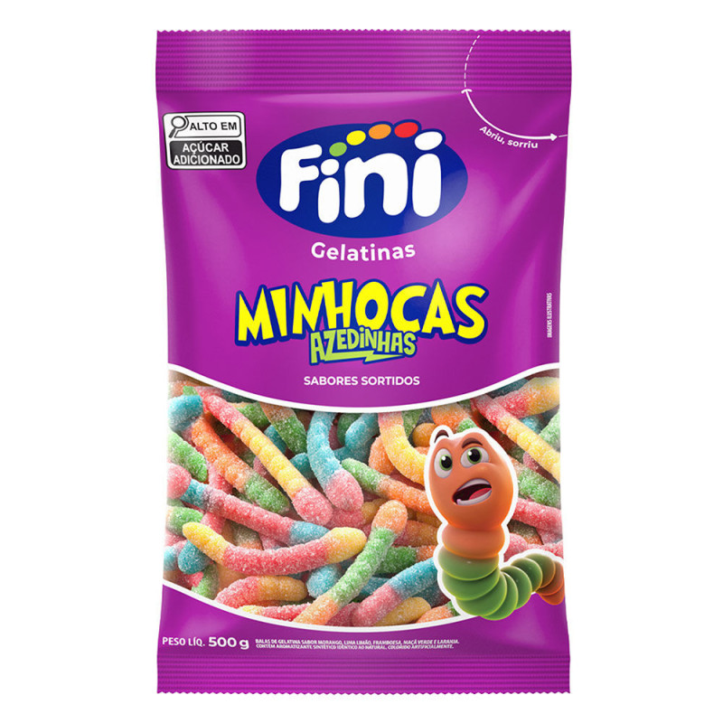 Fini Minhocas Azedinhas 500g Fini Minhocas Azedinhas 500g
